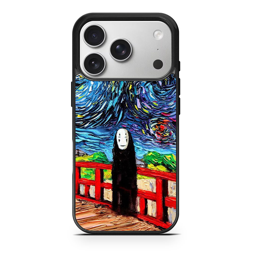 Starry Night and No Face Spirited Away iPhone 17 Series case – Ezovoze